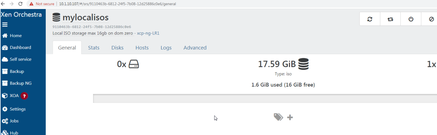 xen xcp-ng – How to create a local storage SR for ISOs in Orchestra, so that you boot VMs from ...
